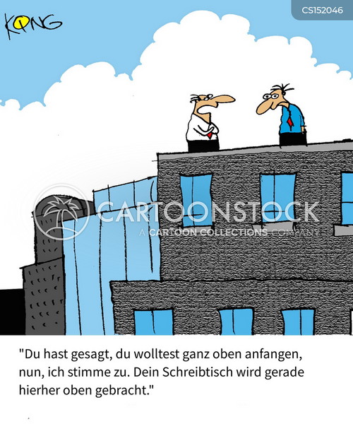 Cartoons und Karikaturen mit Start At The Top