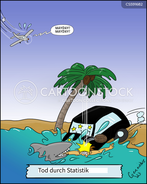 Cartoons und Karikaturen mit Statistiken