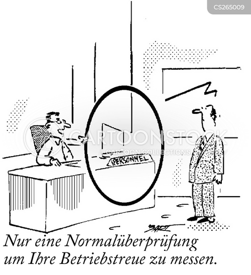 Cartoons und Karikaturen mit Anwerbung