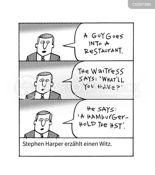 Cartoons und Karikaturen mit Stephen Harper