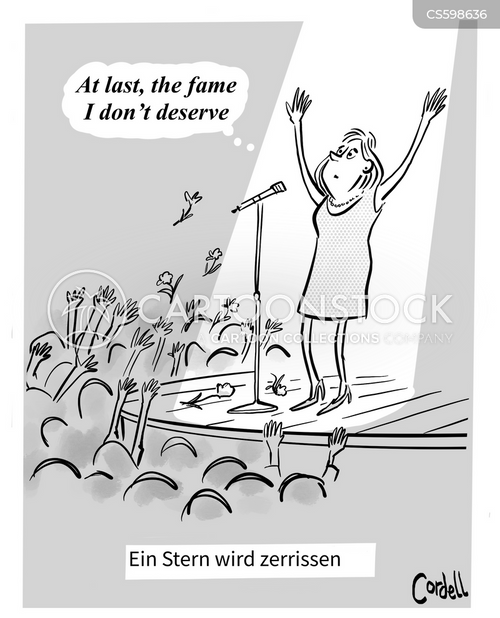 Cartoons und Karikaturen mit Stern