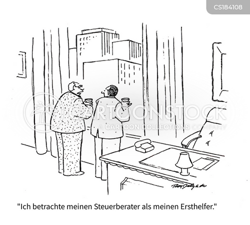 Cartoons und Karikaturen mit Steuerberater