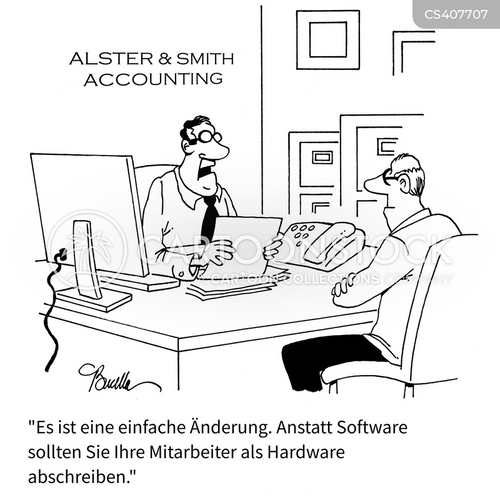 Cartoons und Karikaturen mit Steuerstrategien
