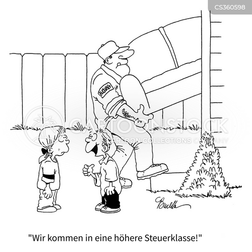 Cartoons und Karikaturen mit Obere Steuerklasse