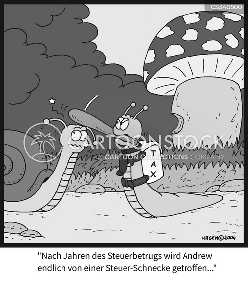 Cartoons und Karikaturen mit Steuerjahre