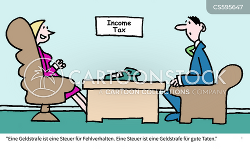 Cartoons und Karikaturen mit Steuerungerechtigkeit