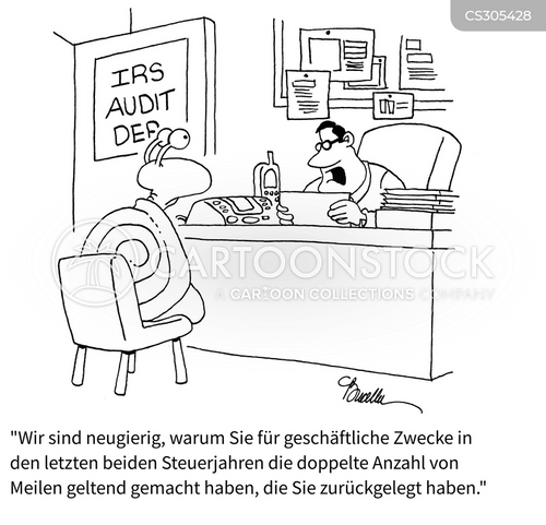 Cartoons und Karikaturen mit Steuerjahre