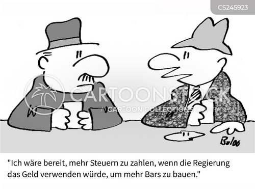 Cartoons und Karikaturen mit Mehr Steuern