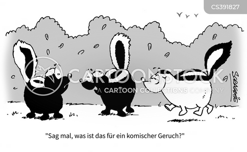 Cartoons und Karikaturen mit Komischer Geruch