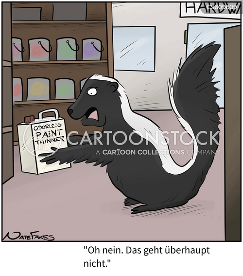 Cartoons und Karikaturen mit Geruchlos