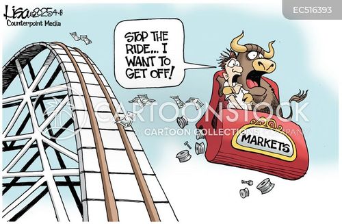 Market Rollercoaster Cartoons and Comics - funny pictures from CartoonStock