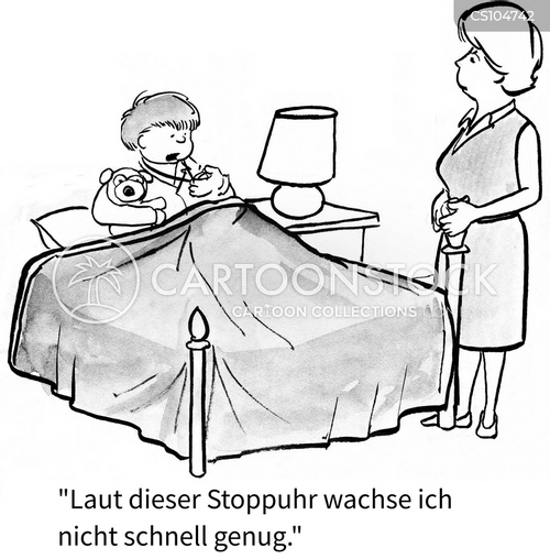 Cartoons und Karikaturen mit Stop