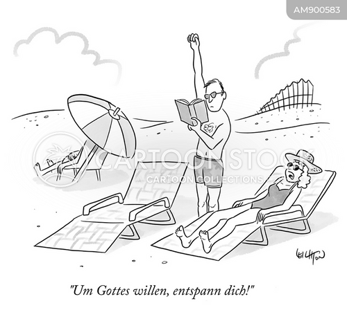 Cartoons und Karikaturen mit Im Urlaub