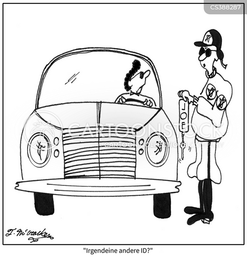 Cartoons und Karikaturen mit Alternative Identifikation