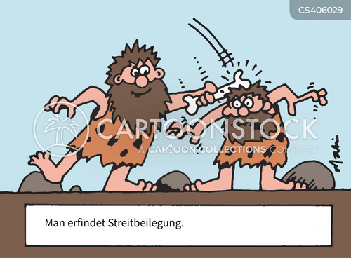 Cartoons und Karikaturen mit Streitbeilegung