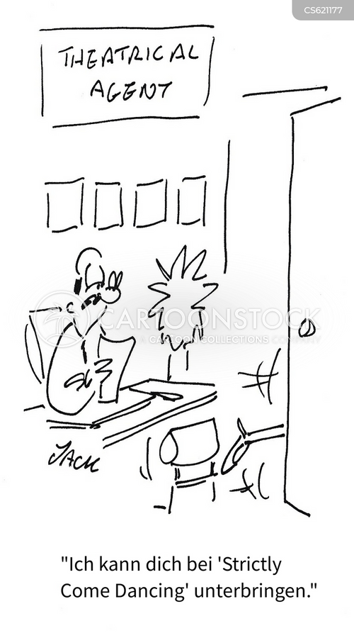 Cartoons und Karikaturen mit Amanda Abbington