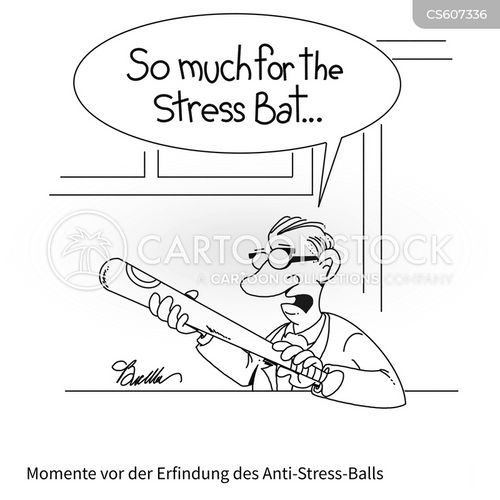 Arbeitsstress Comic