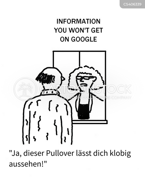 Cartoons und Karikaturen mit Pullover