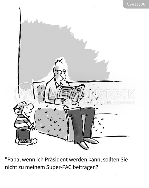 Cartoons und Karikaturen mit Super Pac
