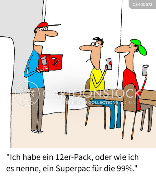 Cartoons und Karikaturen mit Power-packs