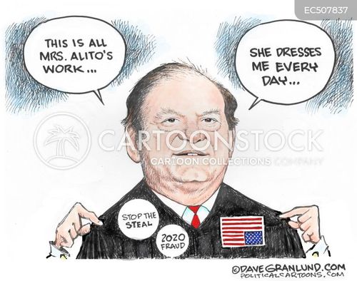 Mrs Alito Cartoons and Comics - funny pictures from CartoonStock