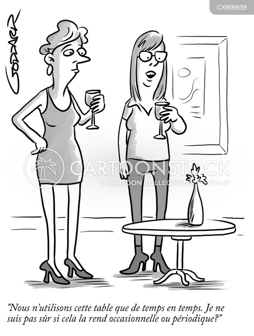 Dessins humoristique et caricaturés avec Petite Table