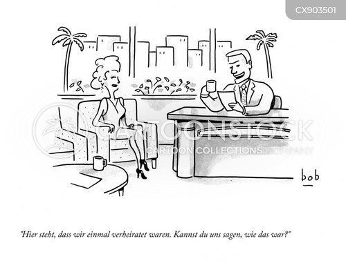 Cartoons und Karikaturen mit Moderator