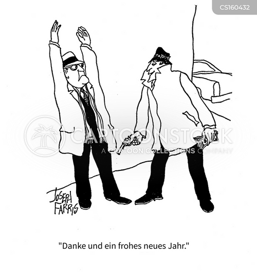 Cartoons und Karikaturen mit Frohes Neues Jahr