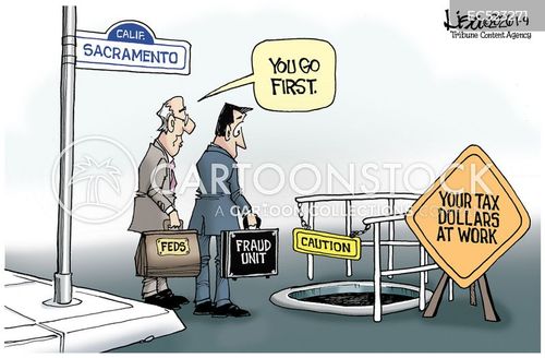 Federal Agent Sign Cartoons and Comics - funny pictures from CartoonStock