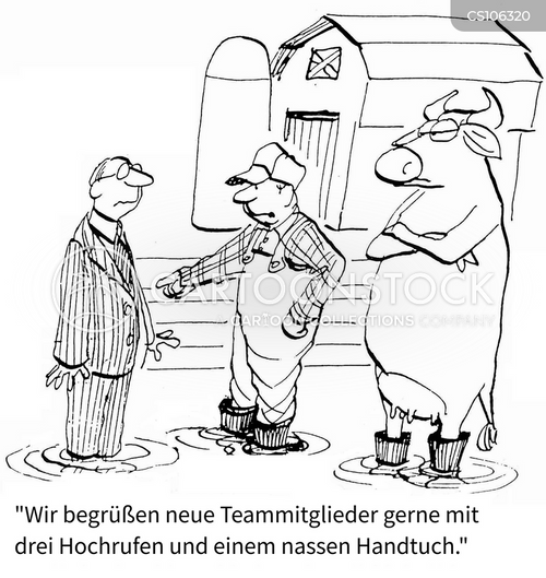 Cartoons und Karikaturen mit Neues Team