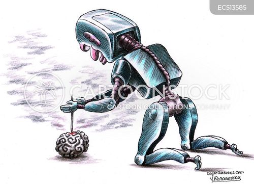 Robot Brain Cartoons and Comics - funny pictures from CartoonStock