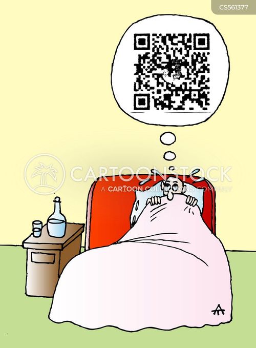 Quick Response Code Cartoons and Comics - funny pictures from CartoonStock