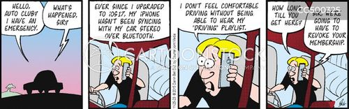Auto Breakdowns Cartoons and Comics - funny pictures from CartoonStock