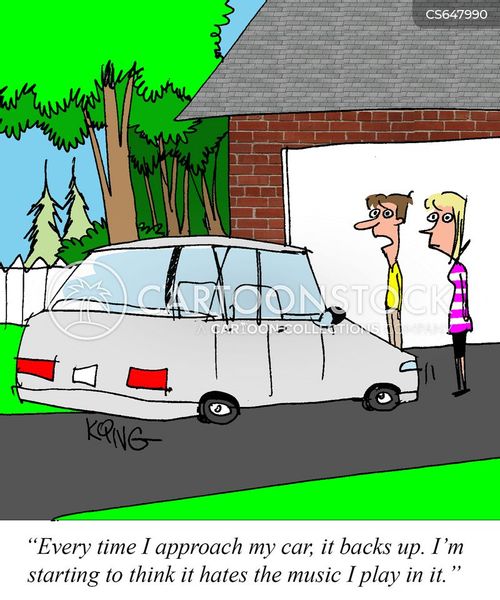 Avoiding The Driver Cartoons and Comics - funny pictures from CartoonStock
