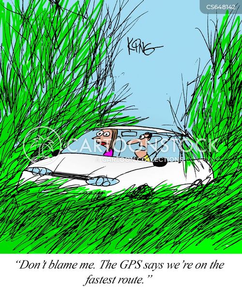 Misrouting Cartoons and Comics - funny pictures from CartoonStock