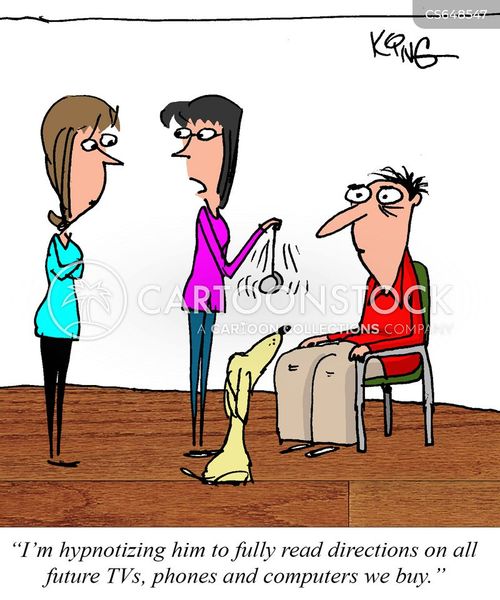 Reading The Manual Cartoons and Comics - funny pictures from CartoonStock