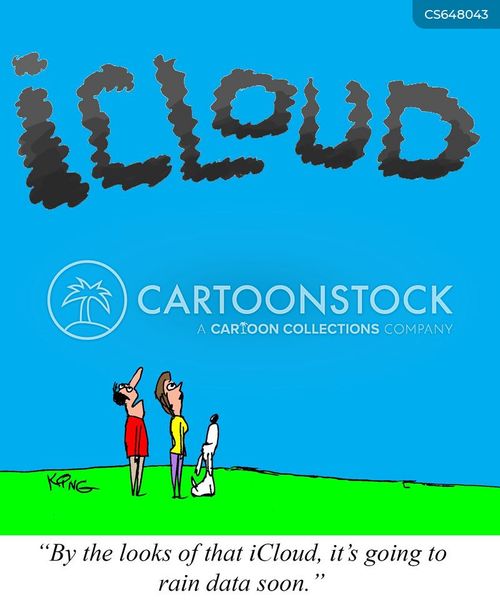 Cloud Data Cartoons and Comics - funny pictures from CartoonStock