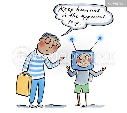 Approval Workflow Cartoons and Comics - funny pictures from CartoonStock