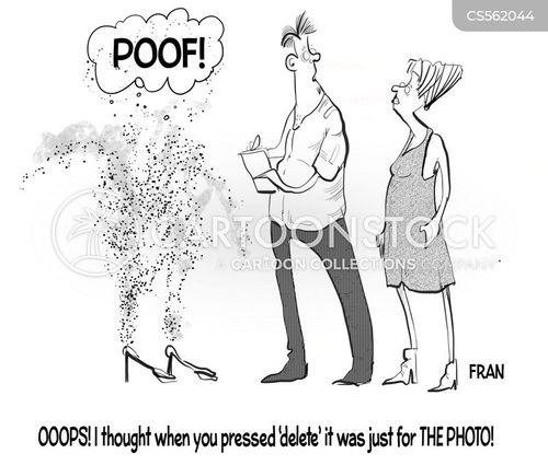 Delete Button Cartoons and Comics - funny pictures from CartoonStock