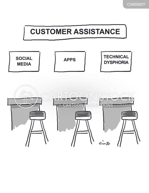 Customer Assistance Cartoons and Comics - funny pictures from CartoonStock
