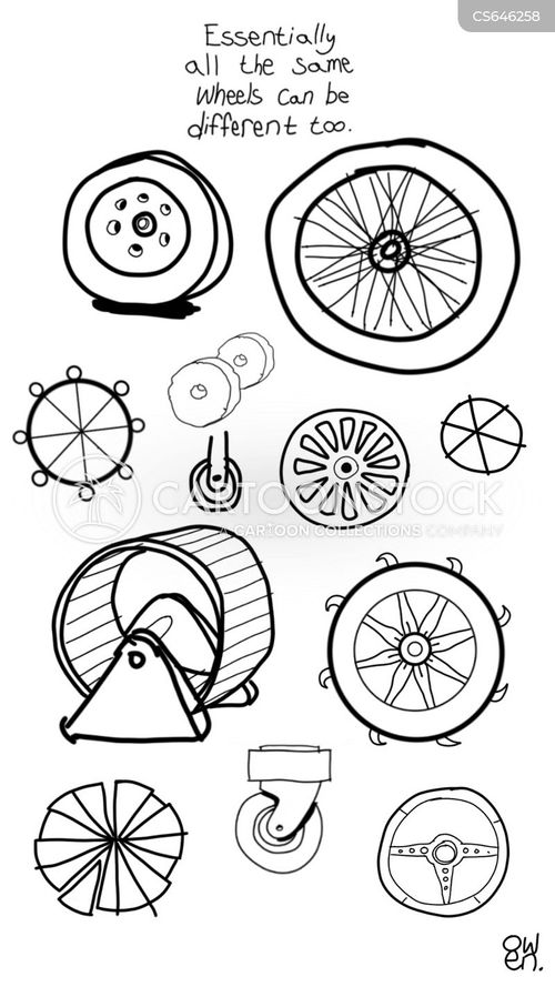 Wheel Diversity Cartoons and Comics - funny pictures from CartoonStock
