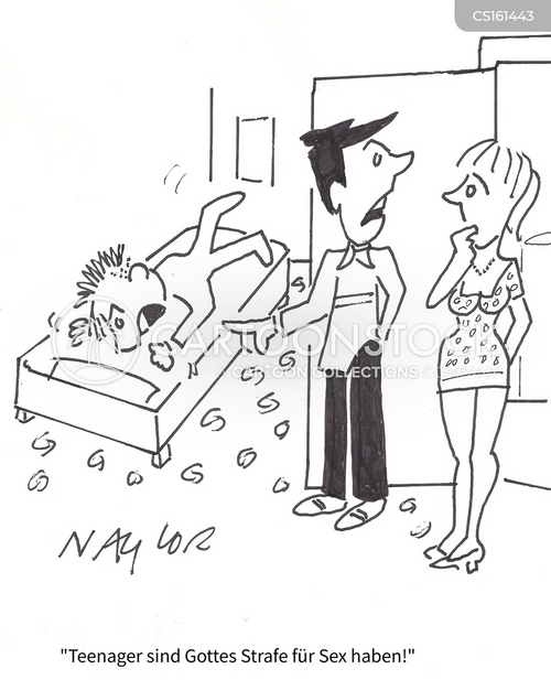 Cartoons und Karikaturen mit Bestrafung Und Liebe