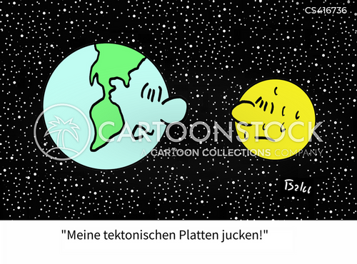 Cartoons und Karikaturen mit Jucken