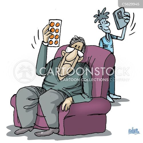 Elderly Addiction Cartoons and Comics - funny pictures from CartoonStock