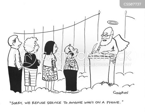 Afterlife Service Cartoons and Comics - funny pictures from CartoonStock