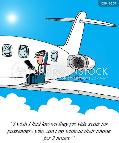 Airplane Passenger Cartoons and Comics - funny pictures from CartoonStock