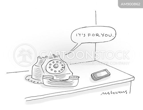 Audio Call Cartoons and Comics - funny pictures from CartoonStock