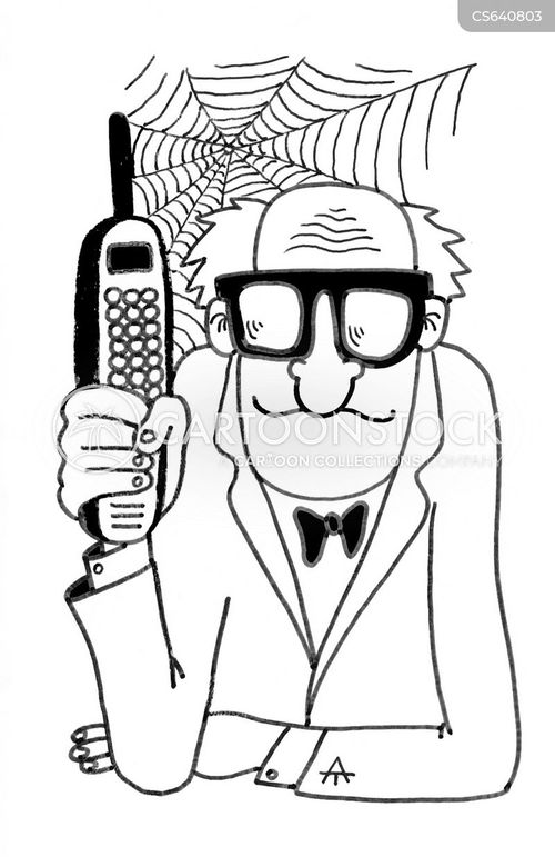 Phone Gathering Cobwebs Cartoons and Comics - funny pictures from ...