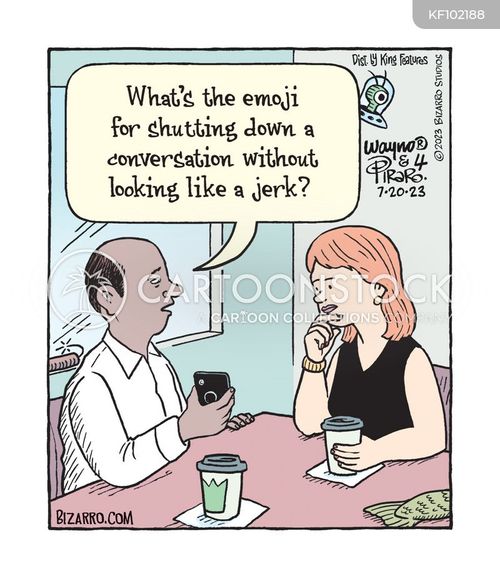 Texting Etiquette Cartoons and Comics - funny pictures from CartoonStock