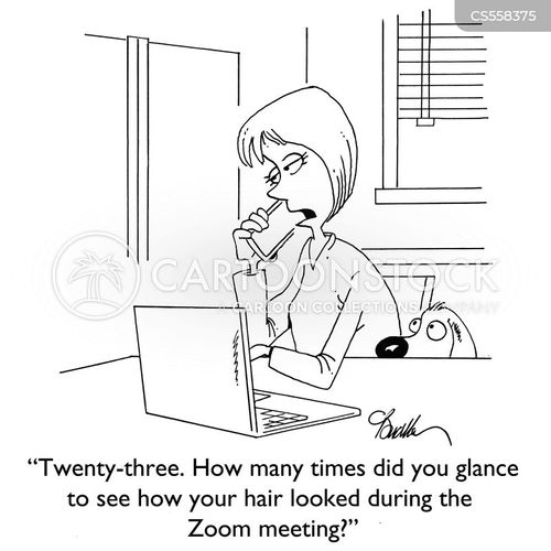 Zoom Meeting Cartoons and Comics - funny pictures from CartoonStock